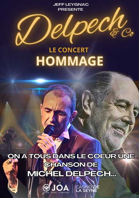 Jeff Leygnac Michel Delpech : concert hommage